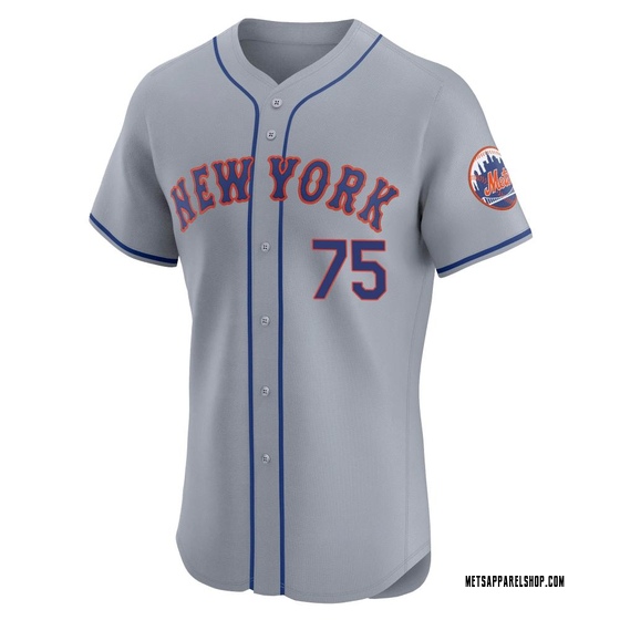Men's New York Mets Reed Garrett Gray Road Jersey - Elite