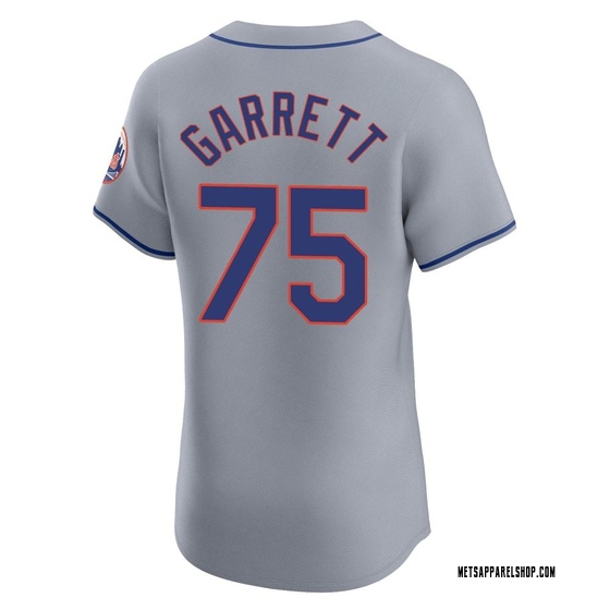 Men's New York Mets Reed Garrett Gray Road Jersey - Elite